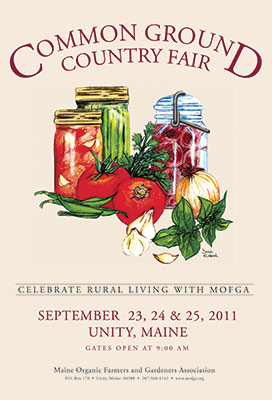 Past Common Ground Country Fair Artwork | Maine Organic Farmers and ...